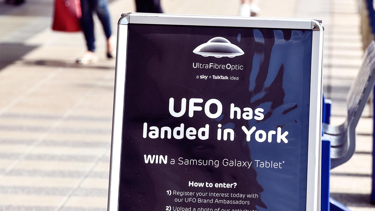 Talktalk Ufo Launch Campaign - Savvy Marketing